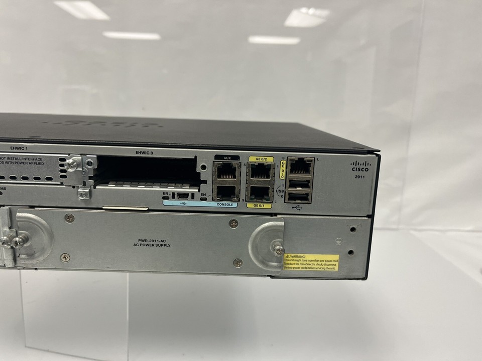 Cisco 2911 Integrated Service Router 2911/K9 with Power Cord | eBay