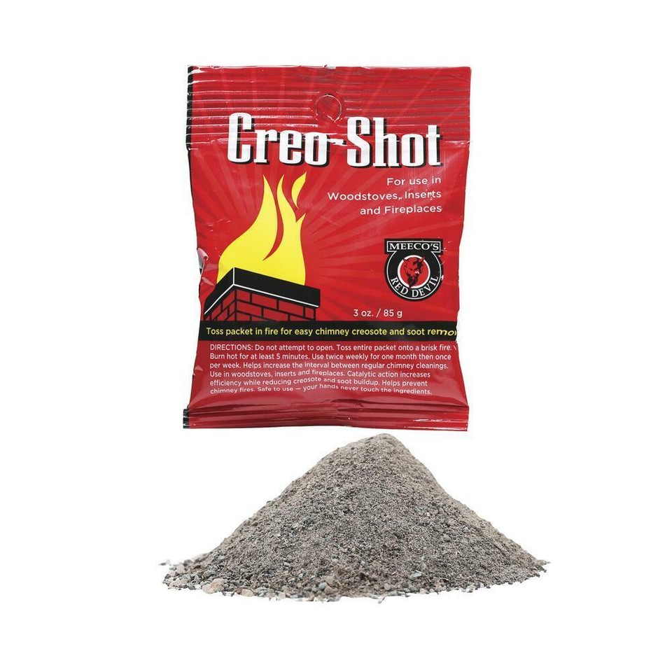 Meeco´s Red Devil Creo-Shot Fireplace Creosote Powder Destroyer Remove ...