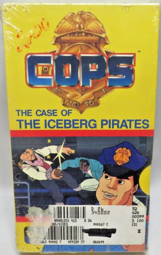 Hasbro Cops The Case Of The Iceberg Pirates 1980s VHS Tape New Sealed ...