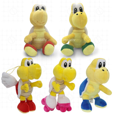Super Mario Bros Plush Toys Rolla Koopa Troopa Soft Stuffed Doll Kids ...
