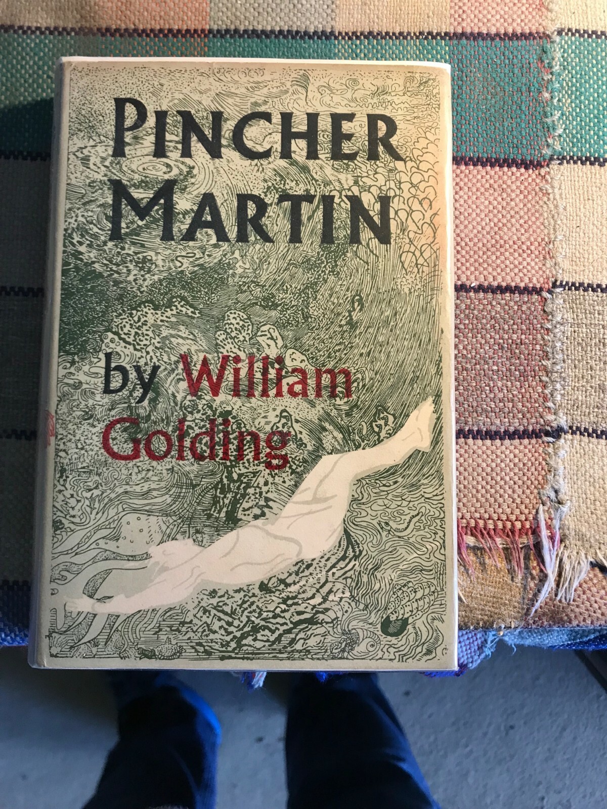 Pincher Martin, William Golding, Faber and Faber, 1956, 1st Edition ...