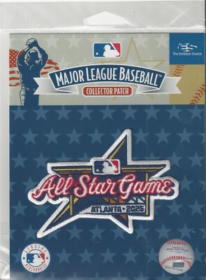 2025 All Star Game Sleeve Patch Atlanta Braves Pkg 4 1/4" x 3" Official ...