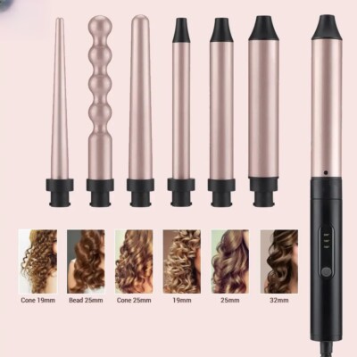 Versatile 6-In-1 Curling Iron for All Hair Types | eBay
