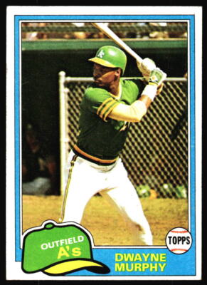 1981 Topps Dwayne Murphy #341 Oakland Athletics | eBay