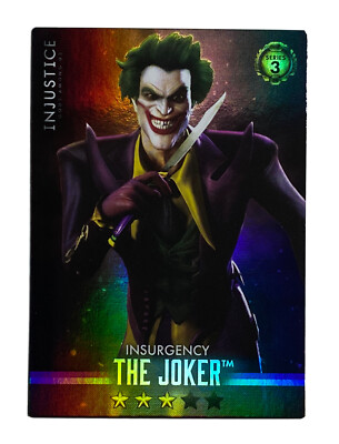 DC Injustice Arcade Series 3 Card “The Joker” (Insurgency) Foil #048/ ...