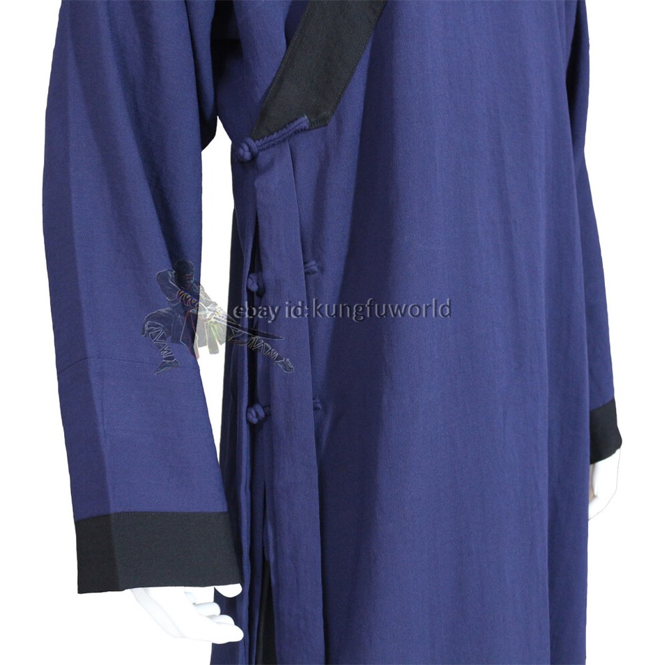 Custom Shaolin Monk Robe Kung fu Tai chi Uniform Martial arts Suit 25 ...