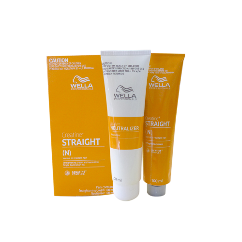 Wella Straight Hair Intense Resistant Creatine+ N/R Cream Wellastrate ...