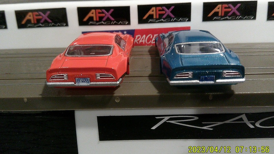2 AFX RACING H.O. SCALE SLOT CAR BODIES ONLY 1970 & 1972 PONTIC ...