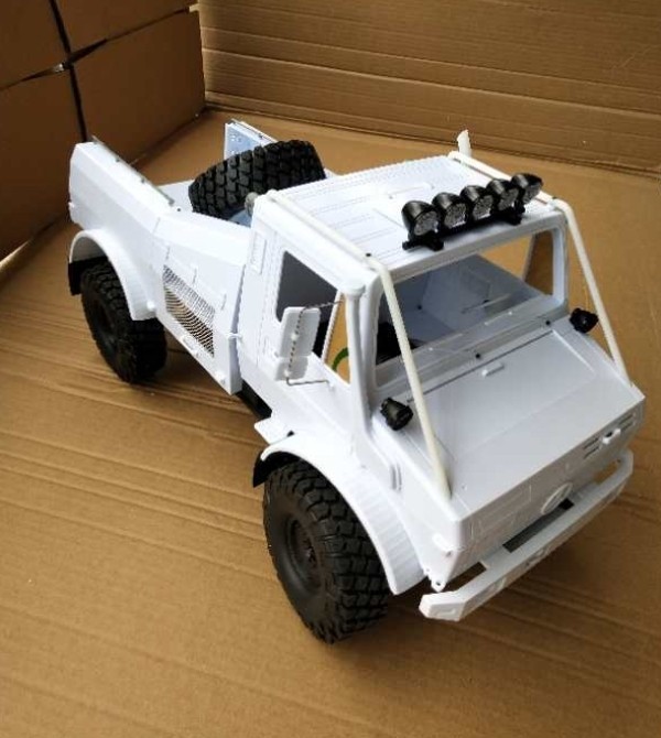 Unimog 1/10 Scale RALLY TRUCK Plastic Body Shell UNPAINTED For TRX-4 ...