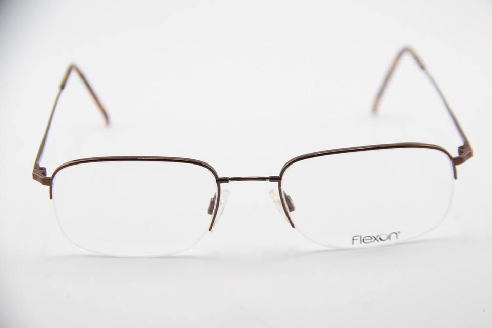 FLEXON 606 BY MARCHON COFFEE AUTHENTIC DESIGNER FRAMES EYEGLASSES 52-19 ...
