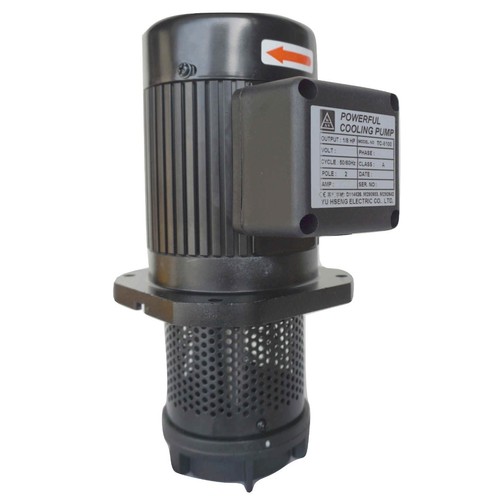 1/8HP Machine Coolant Pump stem 100mm 4" 1PH 120/240V, 3/8" BSPT, Lathe ...