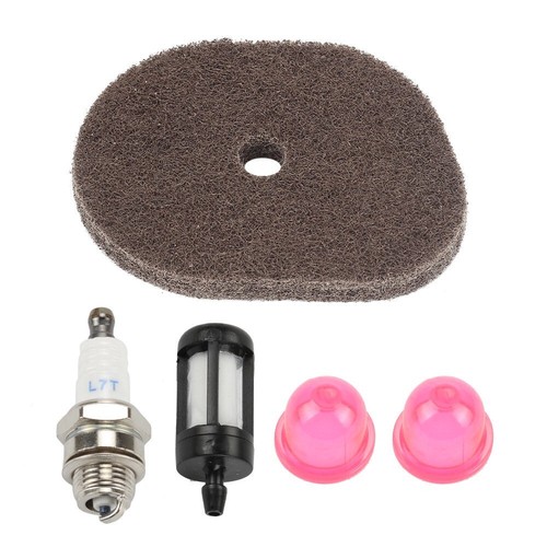 Air Filter Fuel Filter Spark Plug Primer Bulbs Kit For Stihl FS40 FS40C ...