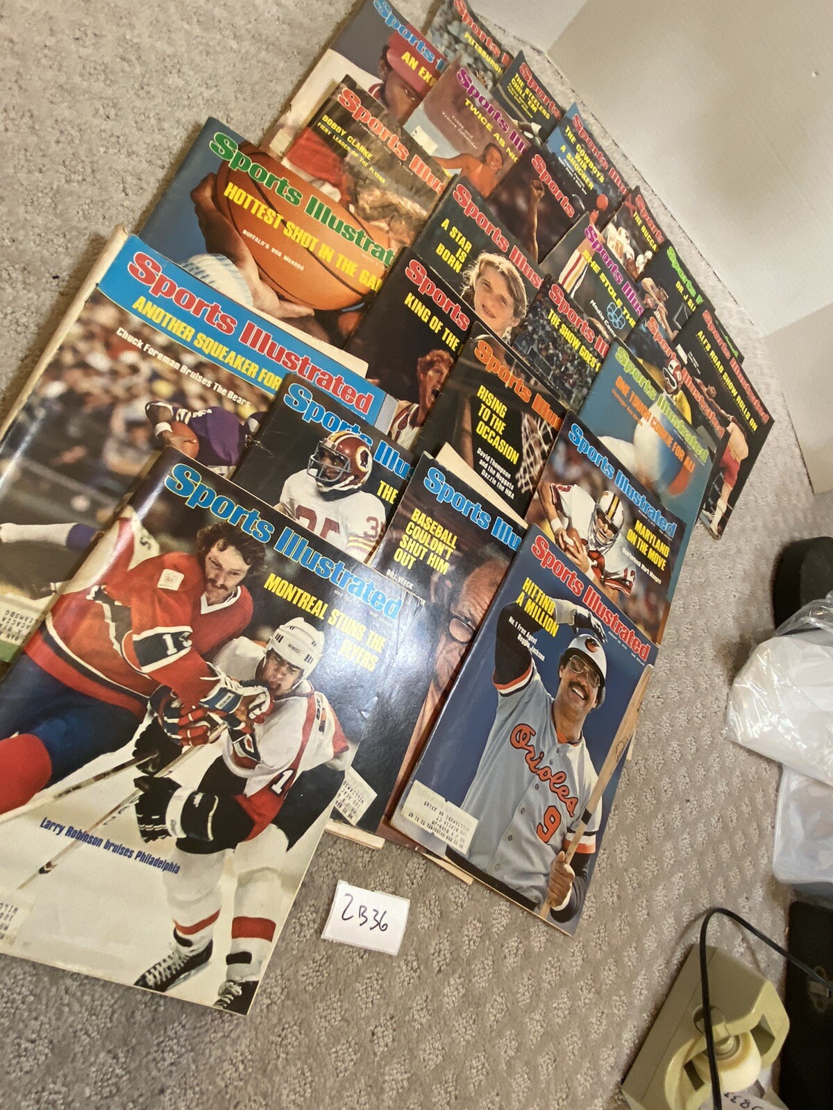 Sports Illustrated 1976 magazines ally redskins vintage Lot 2B36 | eBay