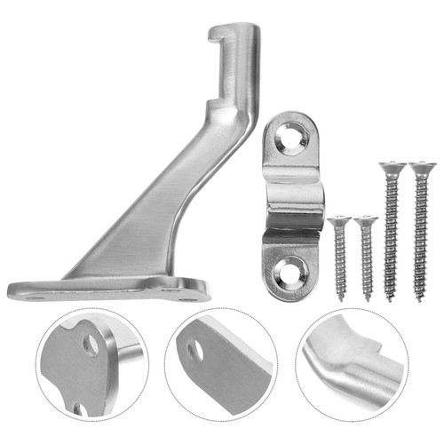 2 Sets Staircase Handrail Bracket Brackets for Steps Heavy Duty Outdoor ...