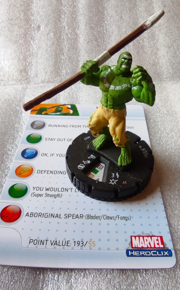 Heroclix Incredible Hulk Set Hulk #043 Figure w/card! | eBay
