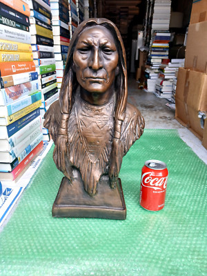 Native American chief bust sculpture | eBay