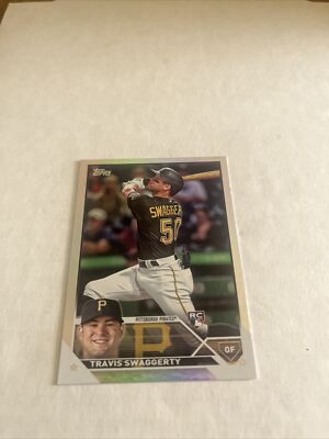 2023 Topps Travis Swaggerty Pittsburgh Pirates Foil Rookie RC 67 Free ...