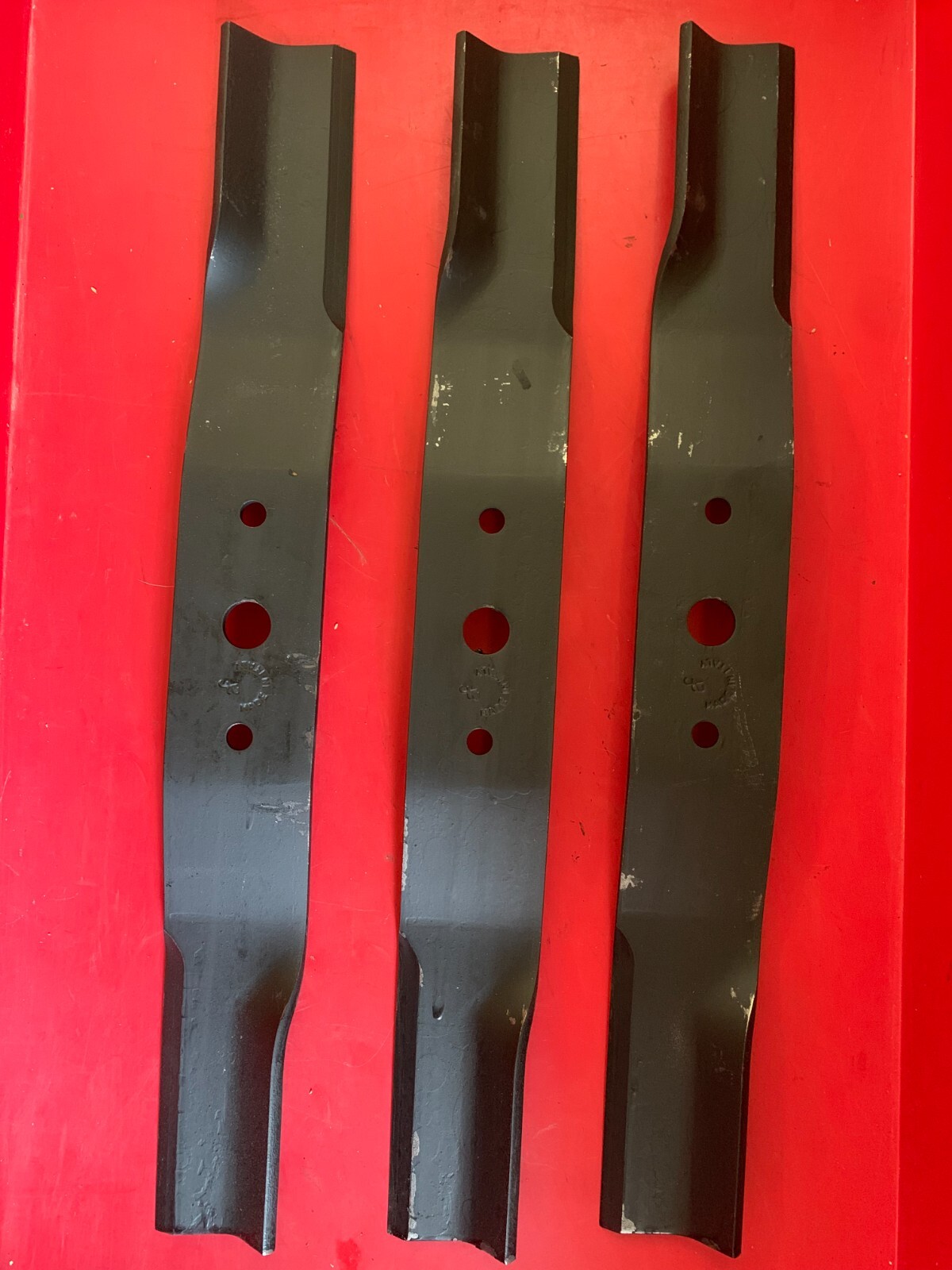 Set/3 First Choice Kioti Sicma WAC Phoenix 60" (5') Finish Mower Blades ...