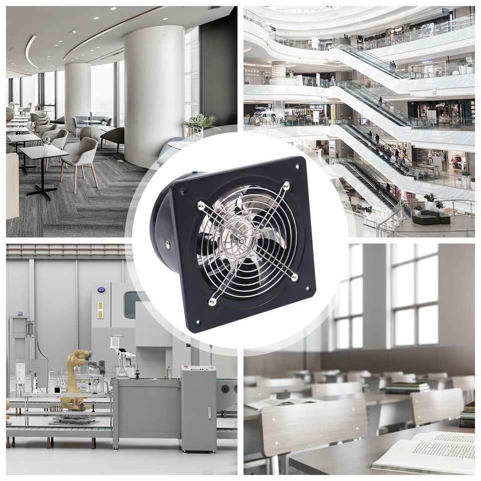 Shutter Exhaust Ventilation Fan Air Blower Attic Shed Greenhouse ...