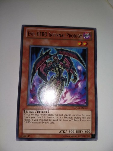 Evil HERO Infernal Prodigy LCGX-EN031 Rare Yu-Gi-Oh Card New | eBay UK