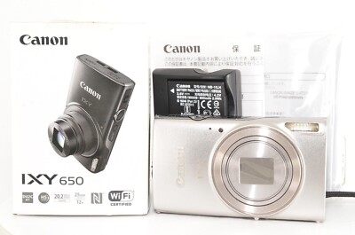 Canon IXY 650 / Powershot ELPH 360 Silver Optical 12x Zoom/Wi-Fi | eBay
