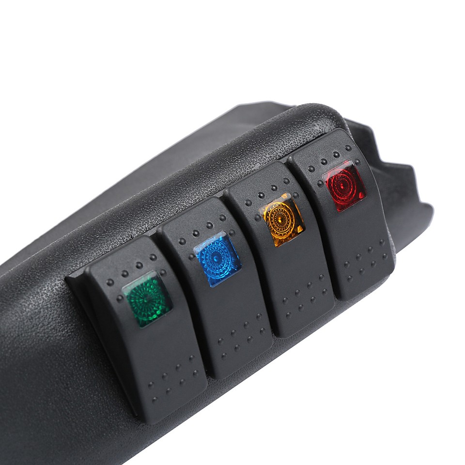 Fit 2011-2018 Jeep Wrangler JK Light Switch Panel A-Pillar Switch Pod+ ...
