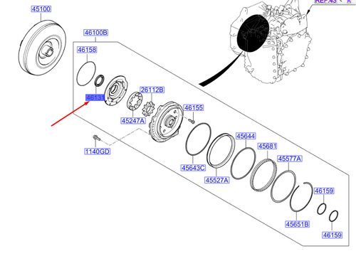 KIA SPORTAGE QL MK4 Oil Pump Oil Seal 4613126AS0 NEW GENUINE | eBay