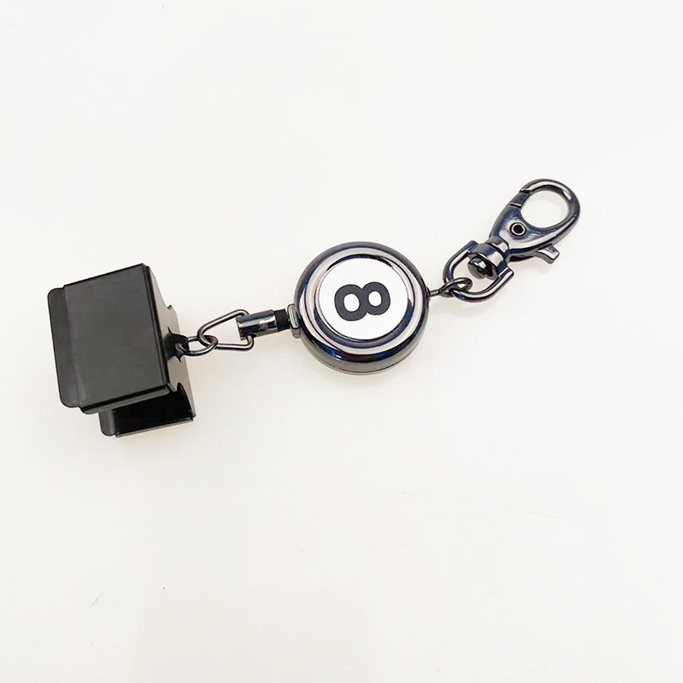 Retractable Key Ring Cue Chalk Carrier Portable Pool Chalk Holder ...
