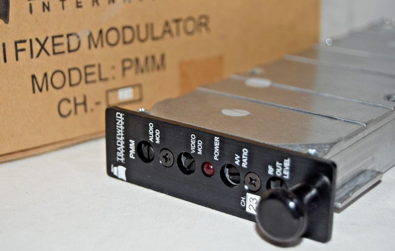 Tradewind International PMM Mini Modulator Channel 23 Audio Video RF ...