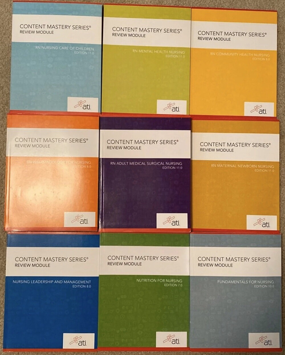ATI Nursing books Set Newest Edition | eBay