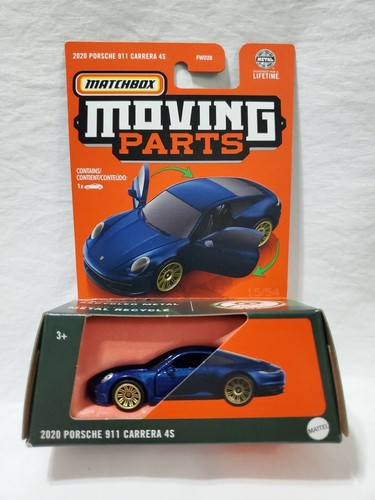 2024 Matchbox 2020 PORSCHE 911 CARRERA 4S Moving Parts 1:64 Opening ...