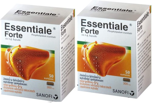 Essentiale Forte - Lot de 100 capsules de régénération du foie et ...