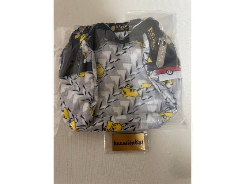 Lesportsac x Pokemon Pikachu Monogram Mini Pouch Bag Purse NEW Ships Fr ...