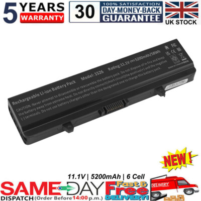 6 Cell Battery FOR DELL INSPIRON 1525 1526 1545 RN873 GW240 RU586 PP41L ...