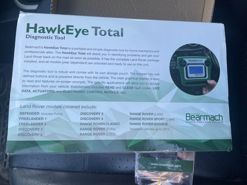 Land Rover Range Rover Hawkeye Total Diagnostic Code Reader Tool ...