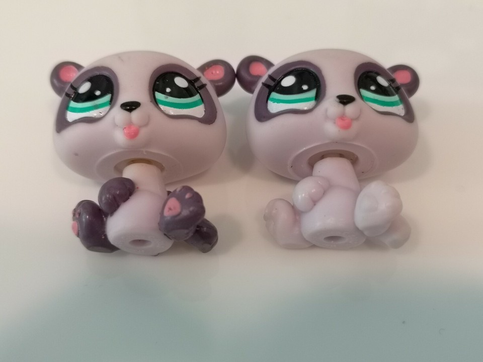 Littlest Pet Shop #2323,2324 PANDA BEAR VARIANT AND NORMAL VERSION,RARE ...