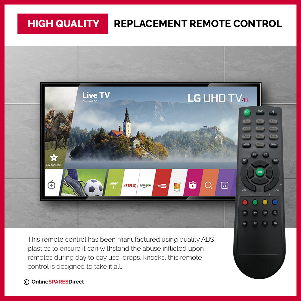 Brand New BUSH BFSAT02SD FREESAT Remote Control | eBay