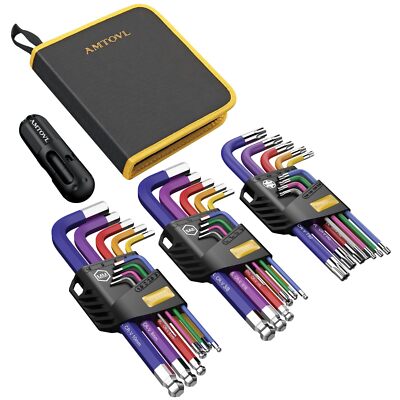 Hex Keys Set Allen Key Set & Torx Key Set Metric/imperial 27pcs Allen ...