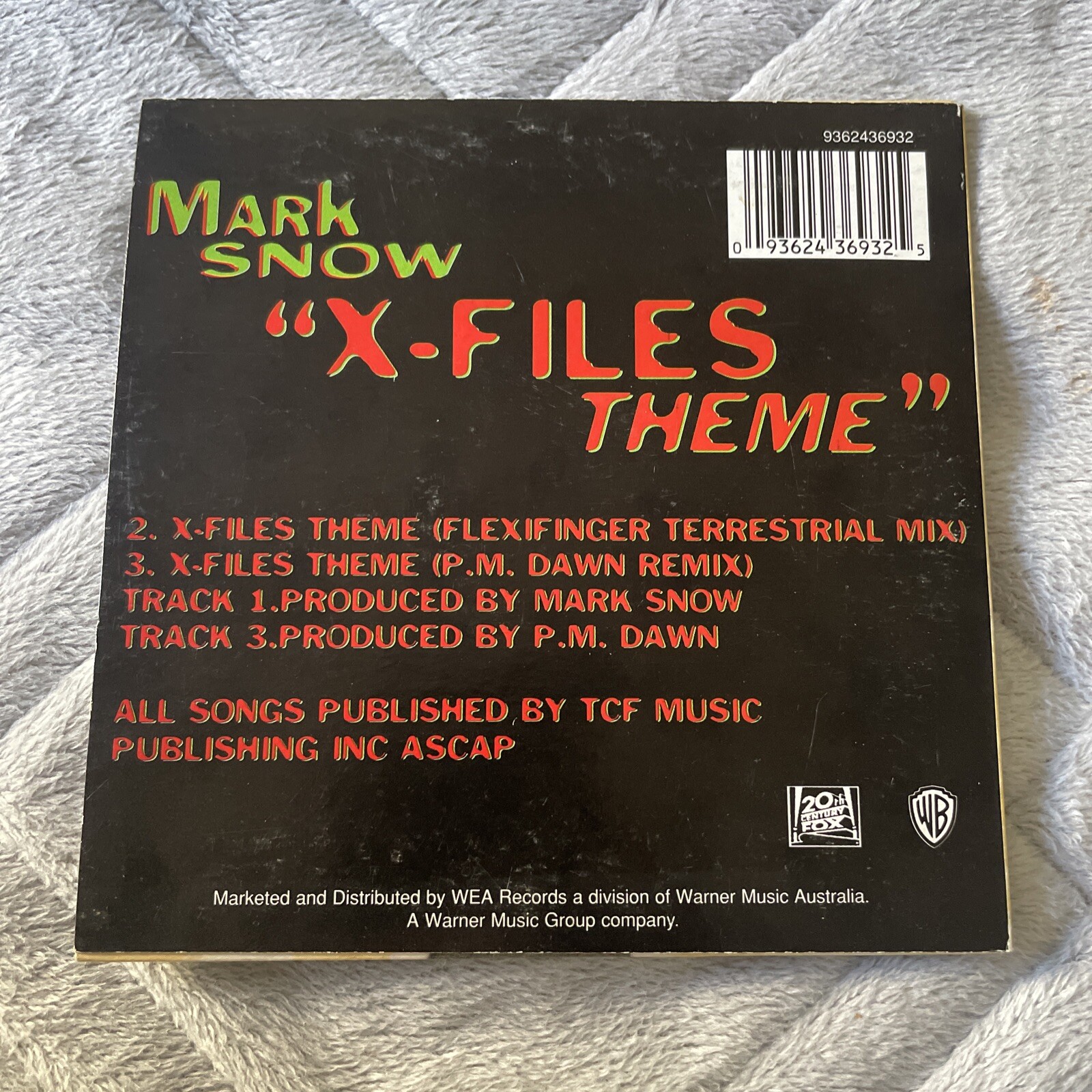 MARK SNOW : " X - FILES THEME " | eBay