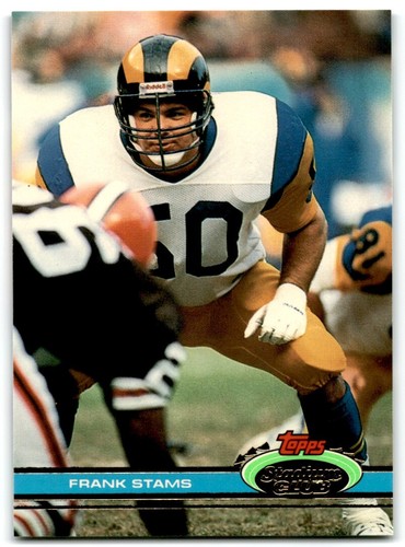 1991 Stadium Club Frank Stams Los Angeles Rams #142 | eBay