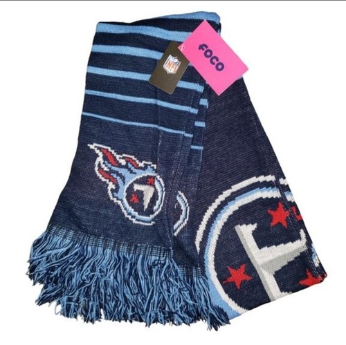 Tennessee Titans FOCO Brand NFL Breakway Blue Logo Scarf Football ...