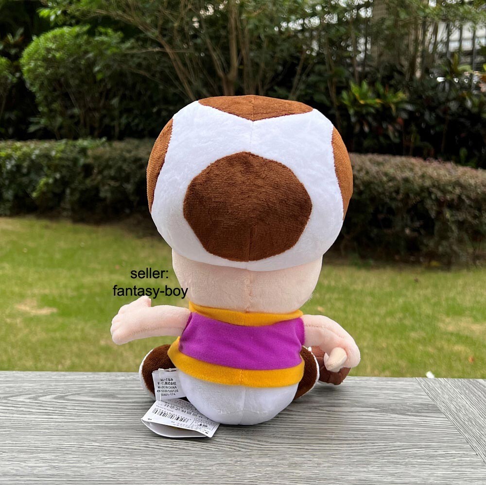 25cm Super Mario Bros Plush Toadsworth Cuddly Stuffed Toy Cartoon Soft ...