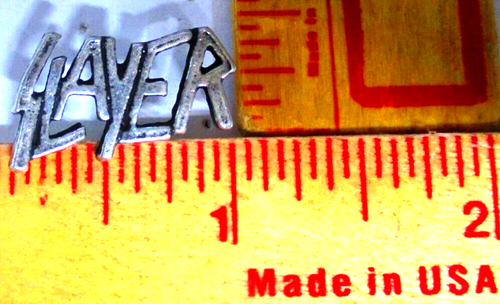 Slayer pin vintage collectible old rock band concert music memorabilia ...