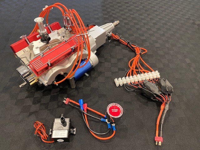 1/4 Scale V8 Nitro Powered Engine Kit | eBay