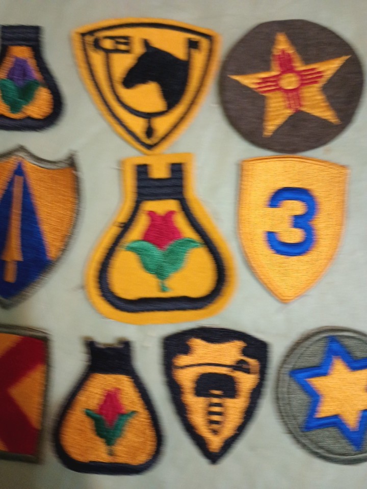 WW2 Calvary Div Patch Lot, All Original 100% No glow | eBay