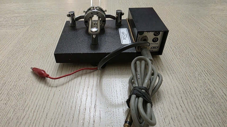 Vintage Bencher Chicago HAM CW Radio Morse Code Key Iambic Paddle ...