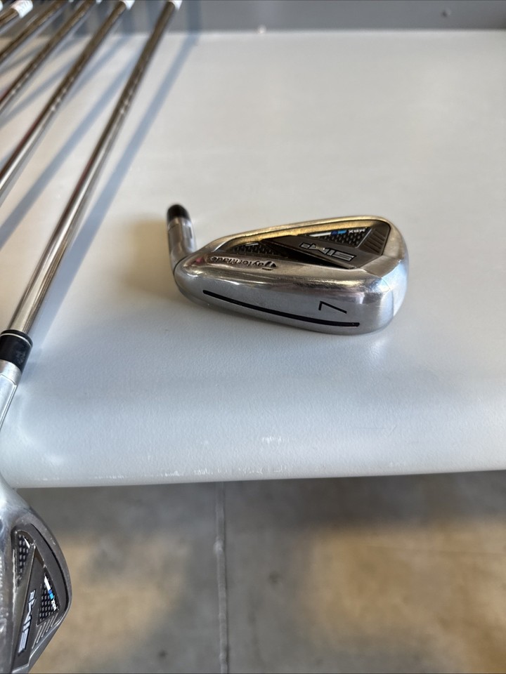 TAYLORMADE SIM2 MAX IRONS 7 PC SET #5-PW,AW Max MT KBS R85 STEEL | eBay