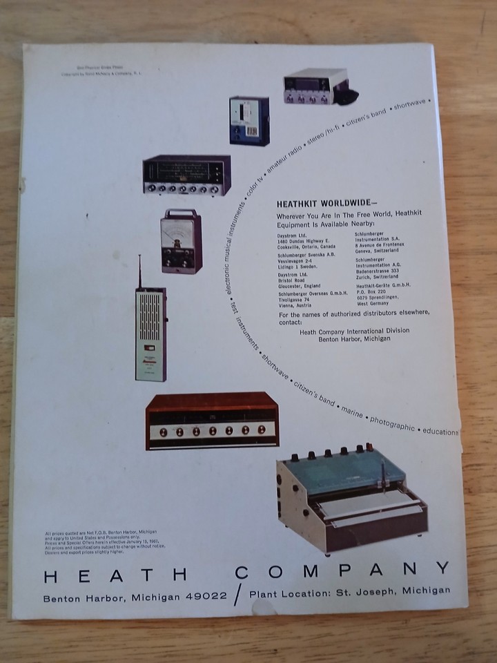 1967 Heathkit Product Winter Catalog Amateur Radio & Electronics | eBay