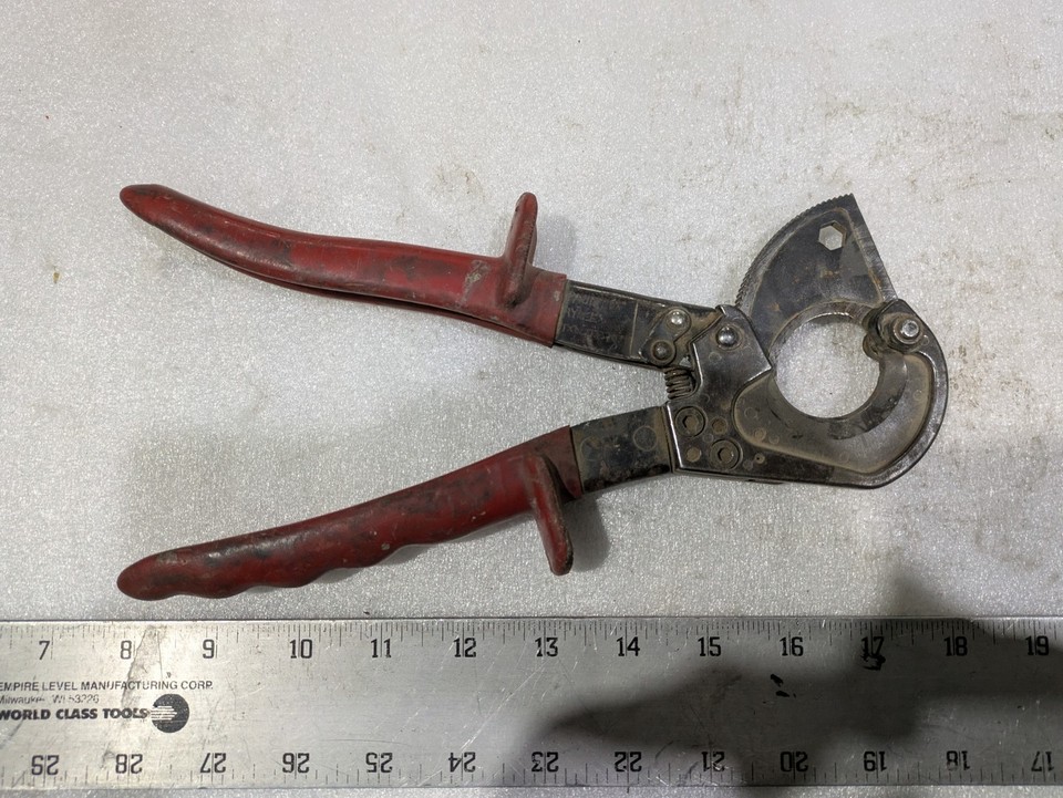 KLEIN TOOLS 63060 Ratcheting Cable Cutters Electrician Hand Tool | eBay
