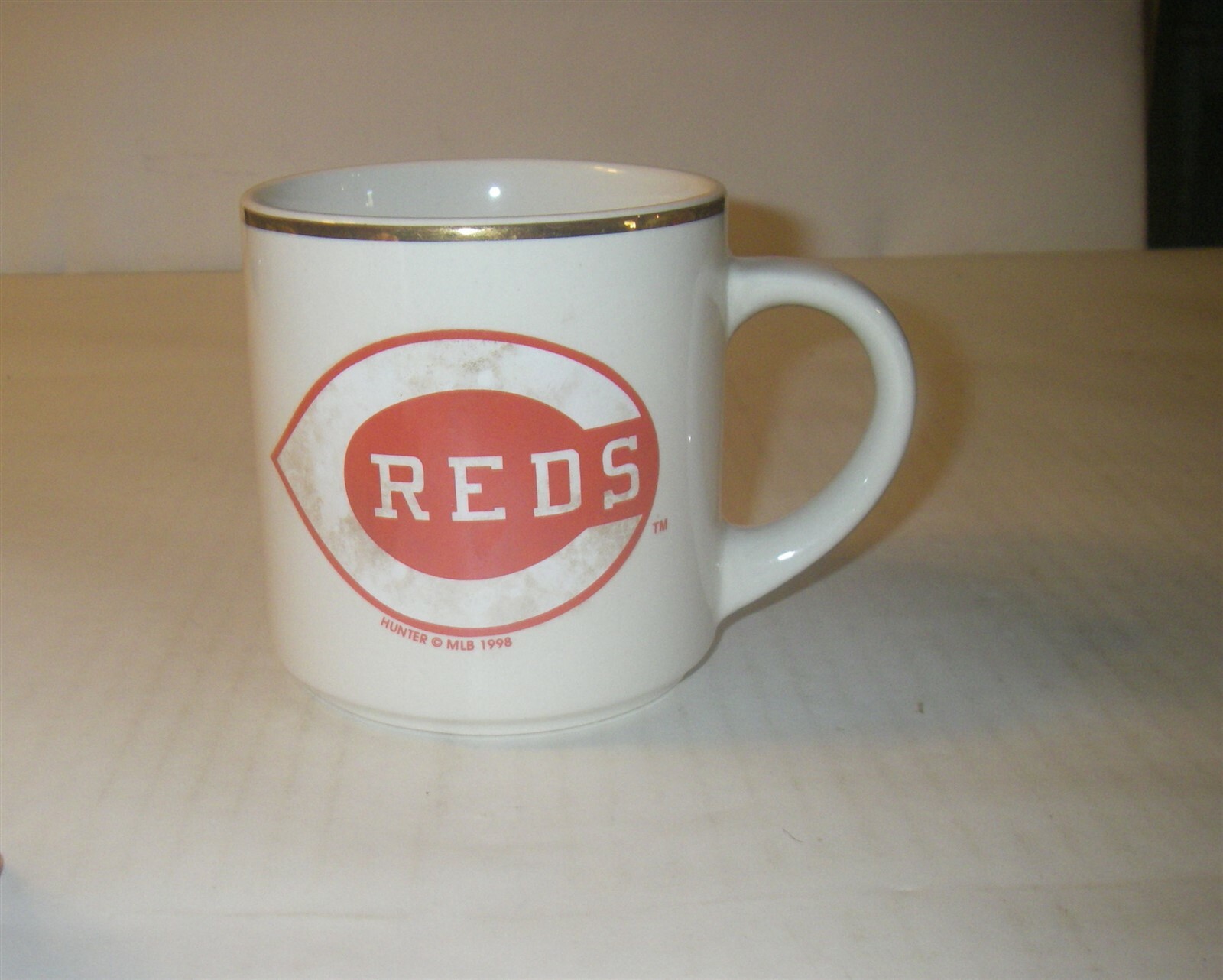 MLB CINCINNATI REDS MUG GOLD TRIM G324 | eBay